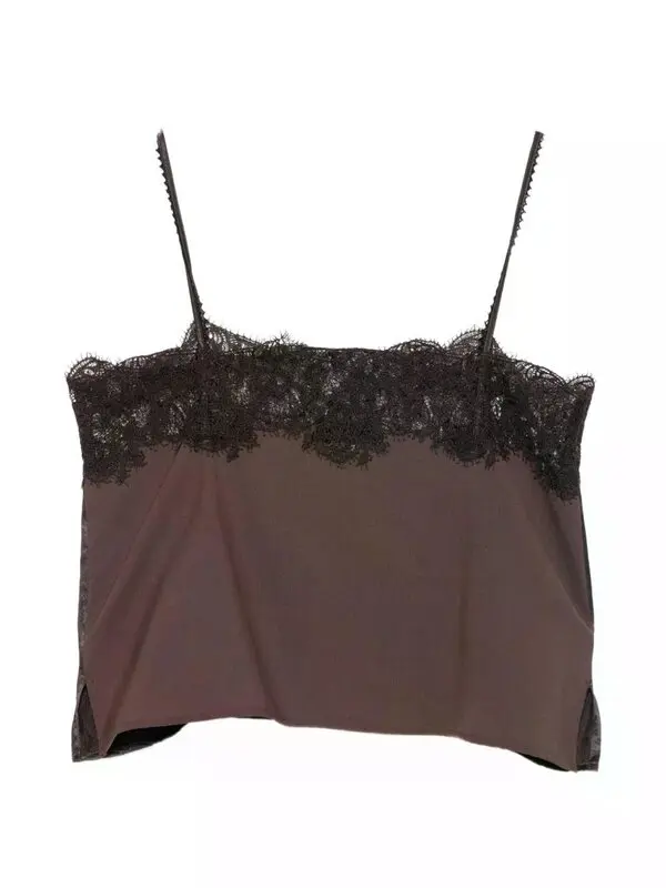 ALYSI Lace-trim Camisole Top