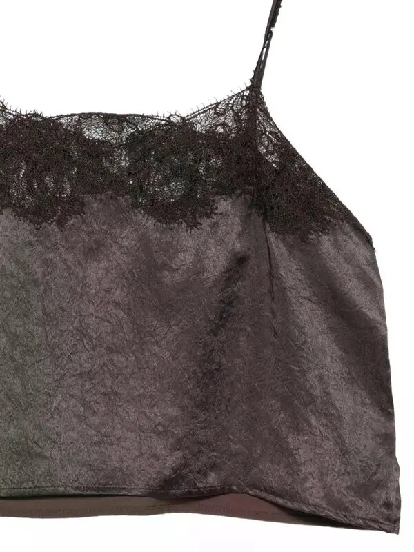 ALYSI Lace-trim Camisole Top