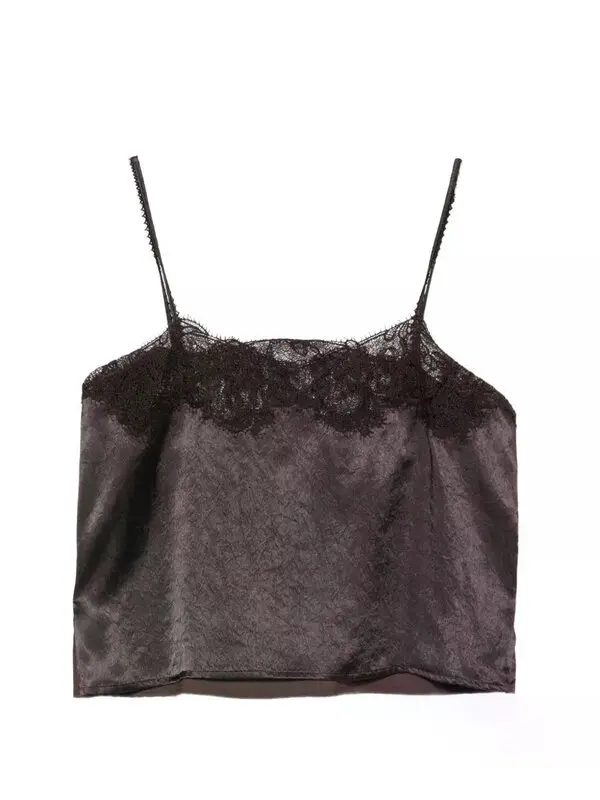ALYSI Lace-trim Camisole Top