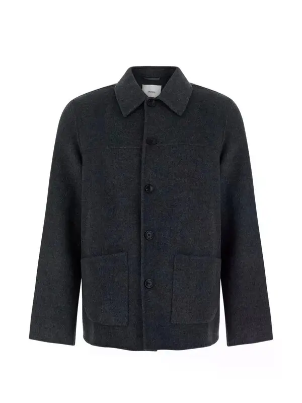Mauro Grifoni Button-up Patch-pocket Coat - Grey