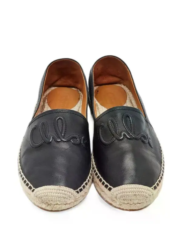 Chloé Isla Logo-embroidered Espadrilles