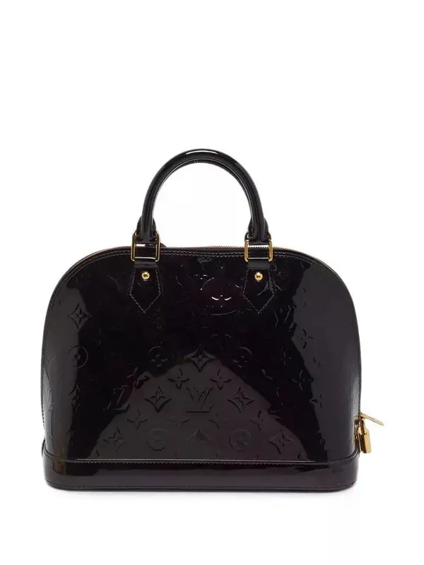 LOUIS VUITTON Alma Pm Monogram Tote Bag - Black