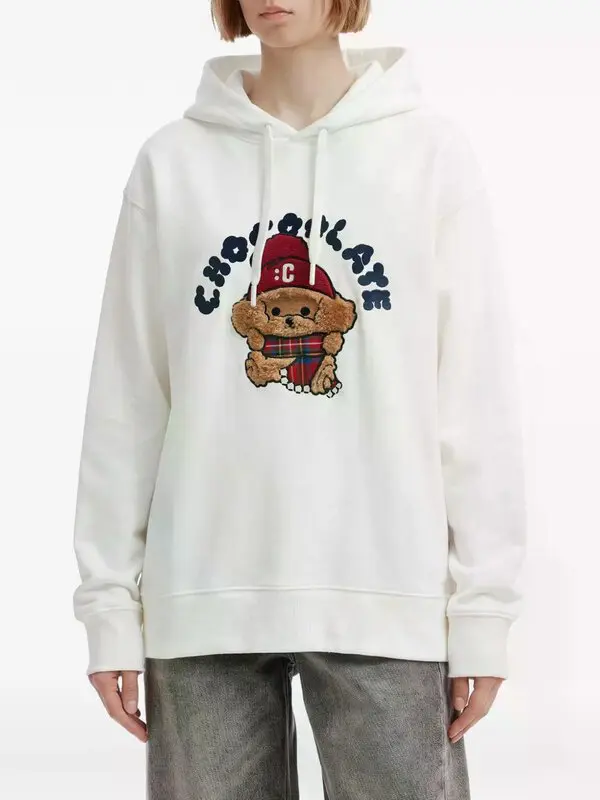 CHOCOOLATE Graphic Print Drawstring Hoodie