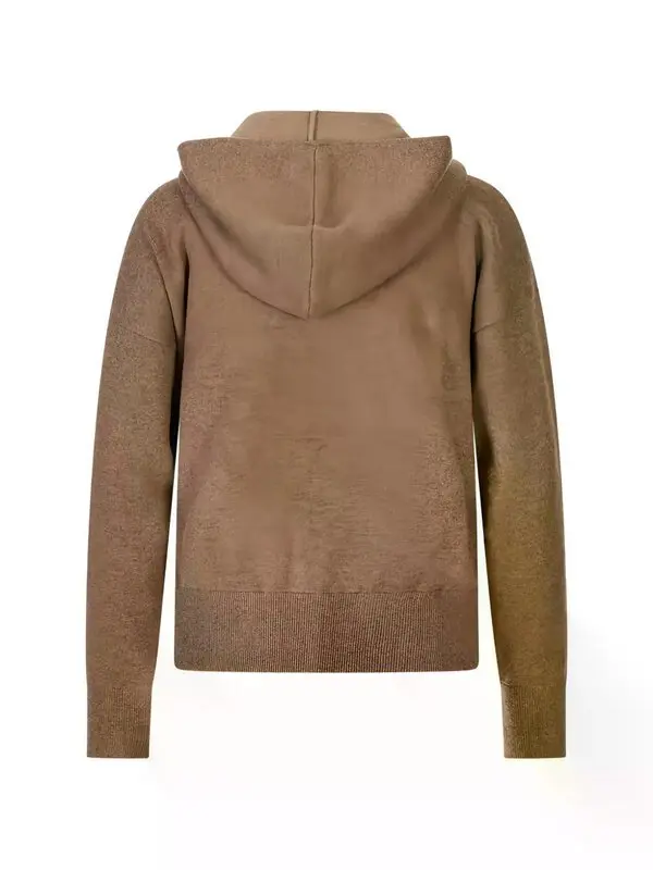 Agnona Cashmere Zip-up Jacket - Brown