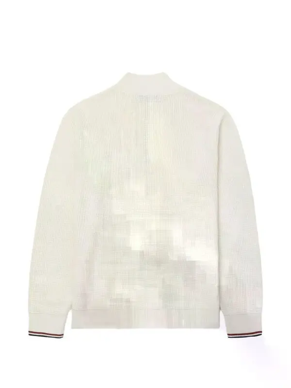 Fred Perry Waffle-knit Quarter-zip Sweater