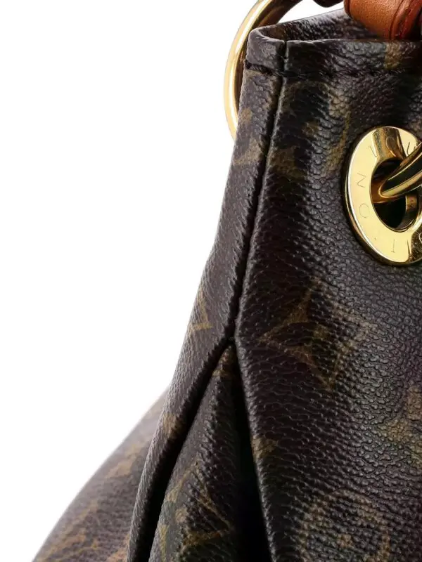 LOUIS VUITTON Artsy Monogram Canvas Mm Hobo Bag - Brown