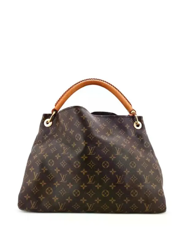 LOUIS VUITTON Artsy Monogram Canvas Mm Hobo Bag - Brown