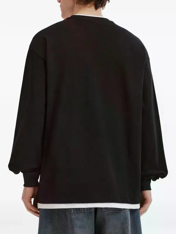 CHOCOOLATE Logo-print Layered-effect T-shirt