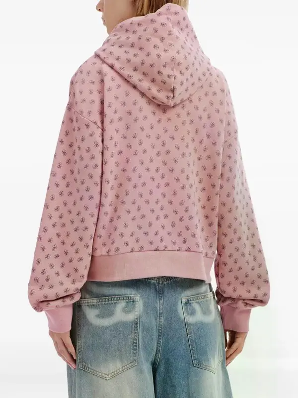 CHOCOOLATE Monogram-print Zip-up Hoodie