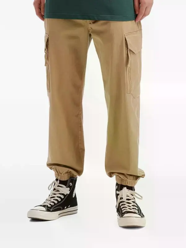 FINGERCROXX Elasticated-cuffs Cargo Pants