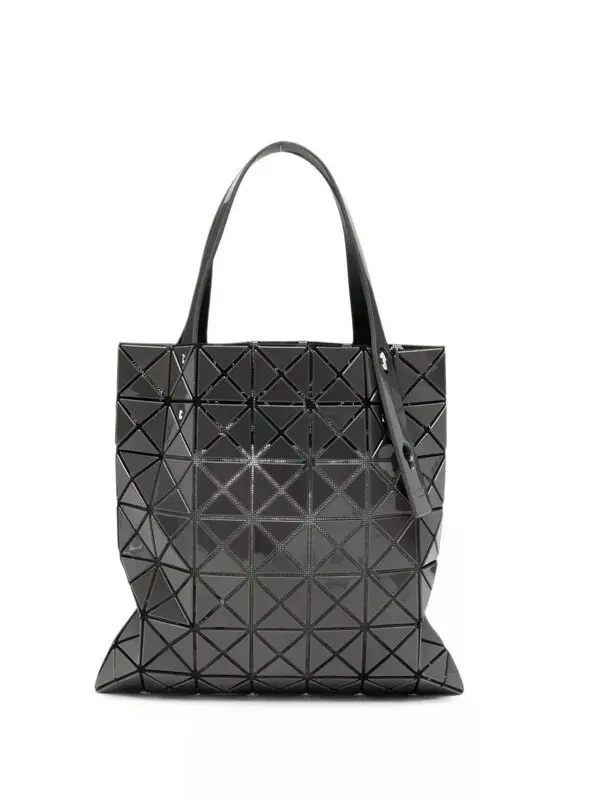 Issey Miyake Geometric-design Tote Bag - Grey