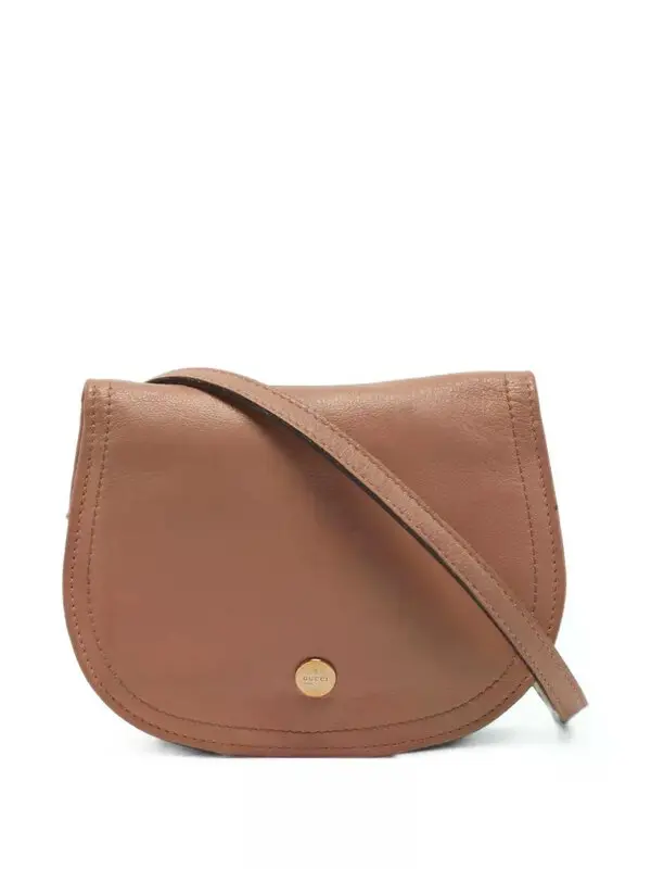 Gucci Leather Crossbody Bag - Neutrals