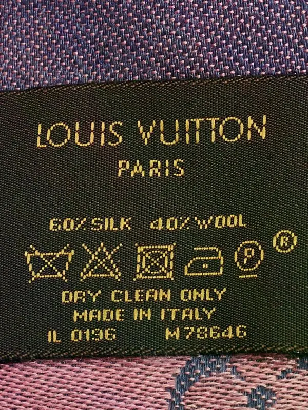 LOUIS VUITTON Monogram Shine Shawl
