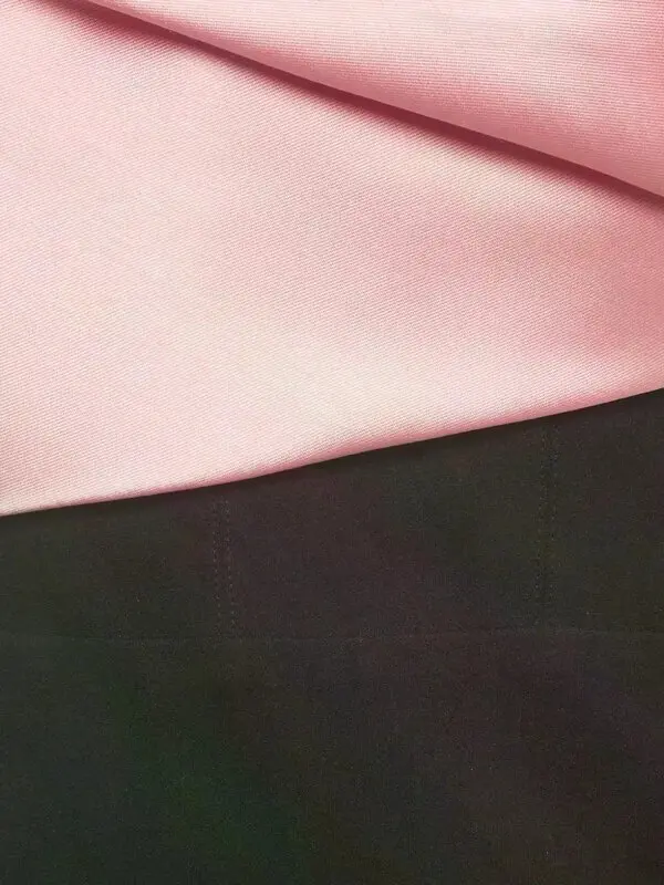 Solace London Strapless Maxi Dress With Draped Train