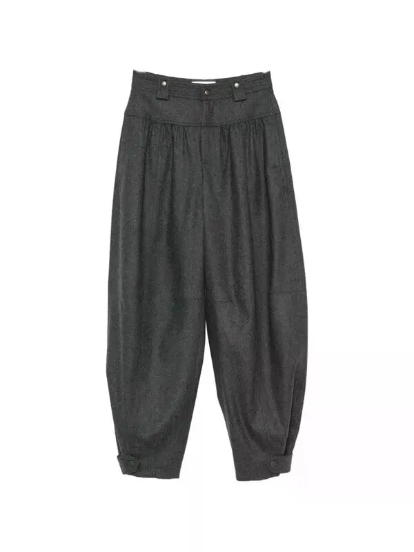 Chloé High-waisted Pleated Trousers