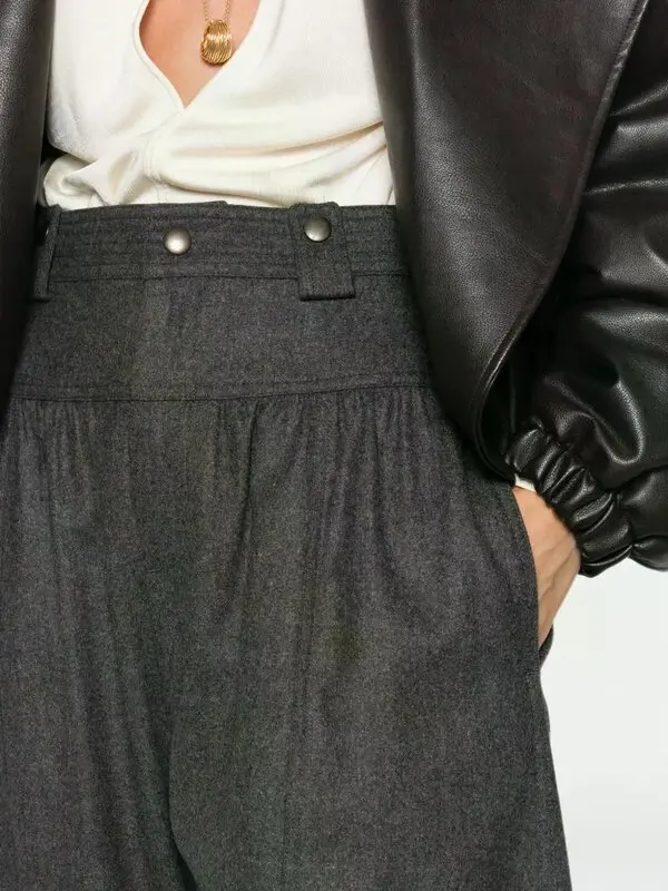 Chloé High-waisted Pleated Trousers