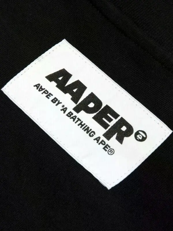 AAPE BY *A BATHING APE Logo-patch Long-sleeve T-shirt