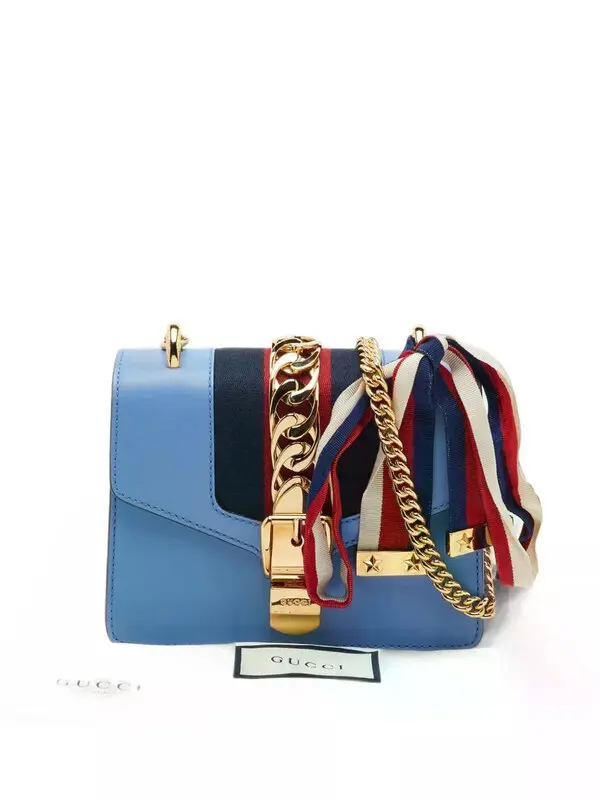 Gucci Mini Sylvie Shoulder Bag - Blue