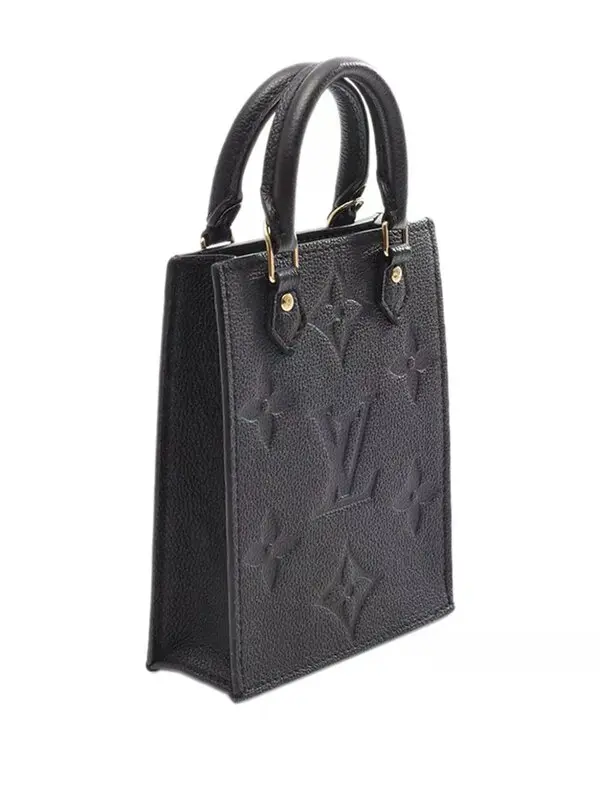 LOUIS VUITTON 2021 Monogram Empreinte Petit Sac Plat Satchel