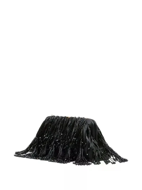 Simkhai Pia Bead-embellished Clutch Bag - Black