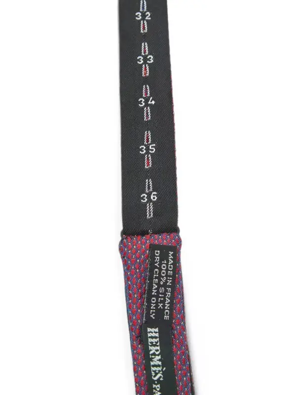 Hermès Silk Jacquard Self-tie Bow Tie