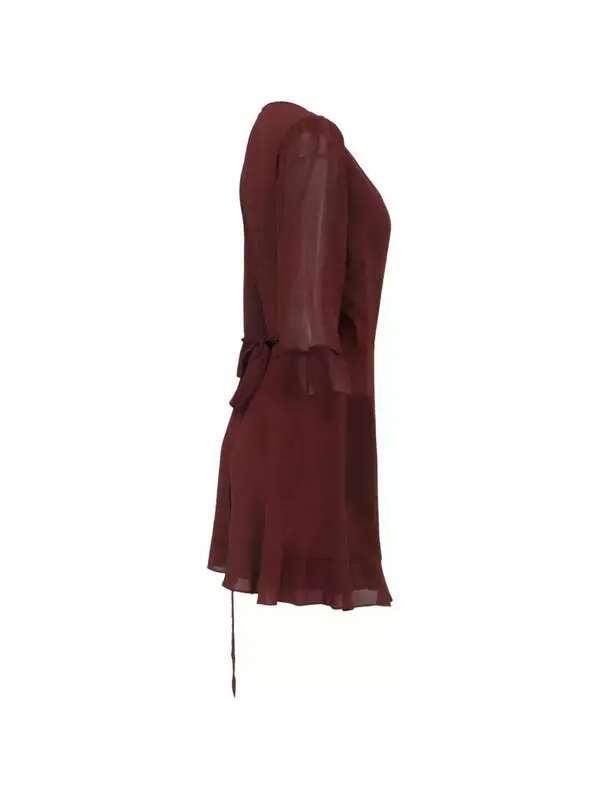 REFORMATION Wrap-accent Mini Dress