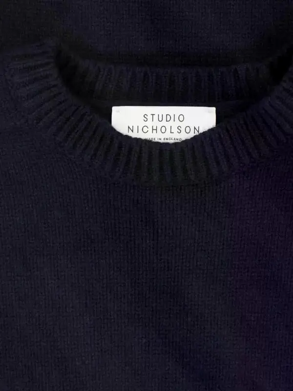 Studio Nicholson Crew Neck Lambswool Sweater