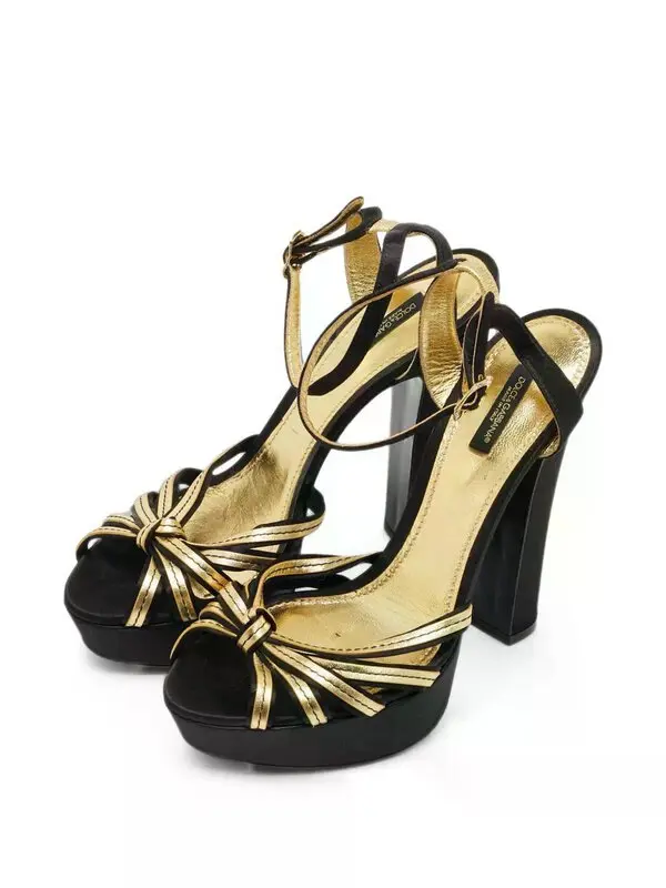 Dolce & Gabbana Bianca Platform Sandals