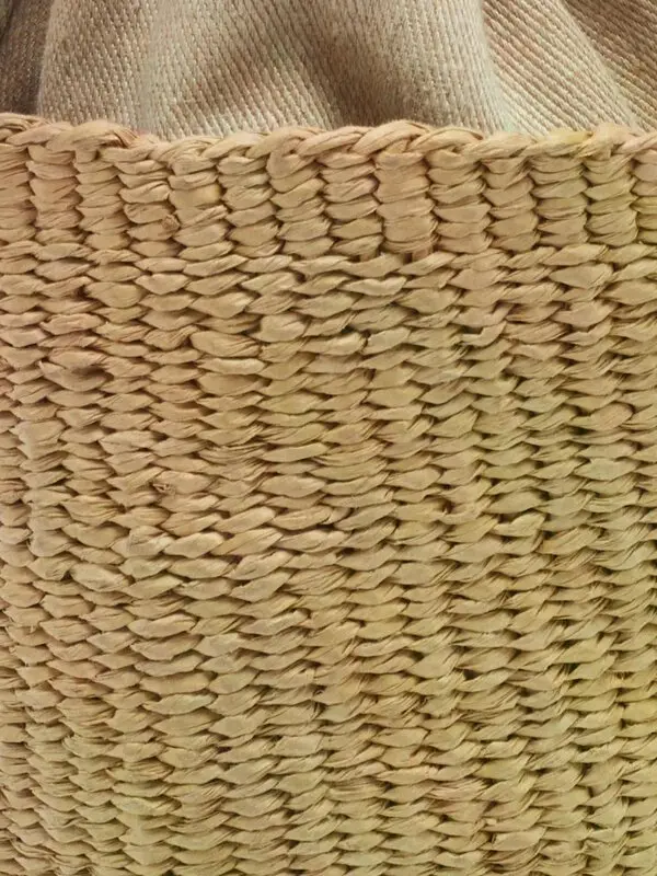 Chloé Small Woody Raffia Bucket Bag