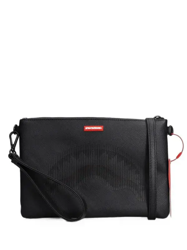 SPRAYGROUND Stealth Glide Crossover Clutch Bag - Black