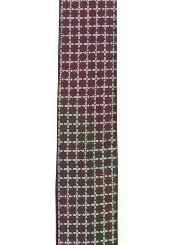 Tagliatore Geometric-print Scarf