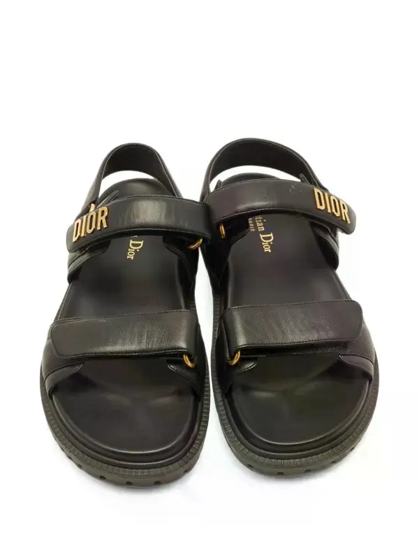Dior Dioract Slingback Leather Sandals