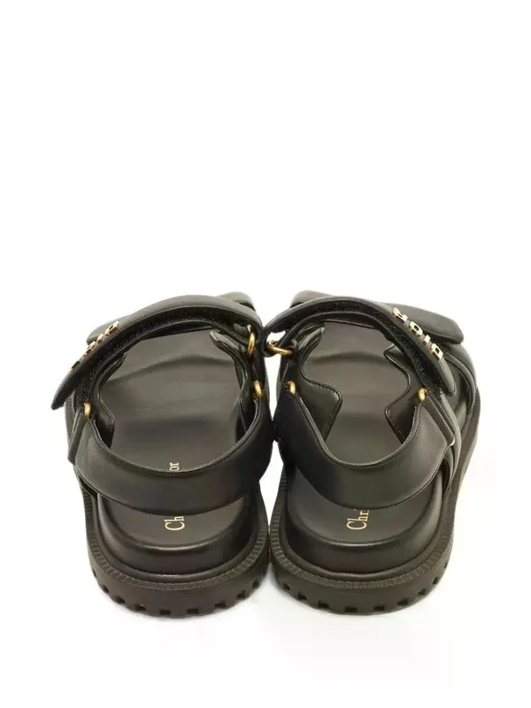 Dior Dioract Slingback Leather Sandals