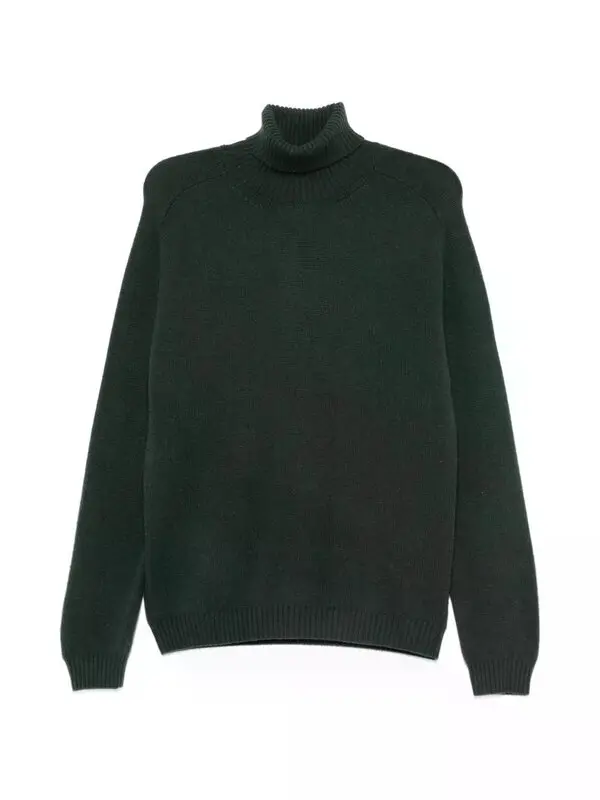 Boglioli Ribbed Knit Roll Neck Sweater