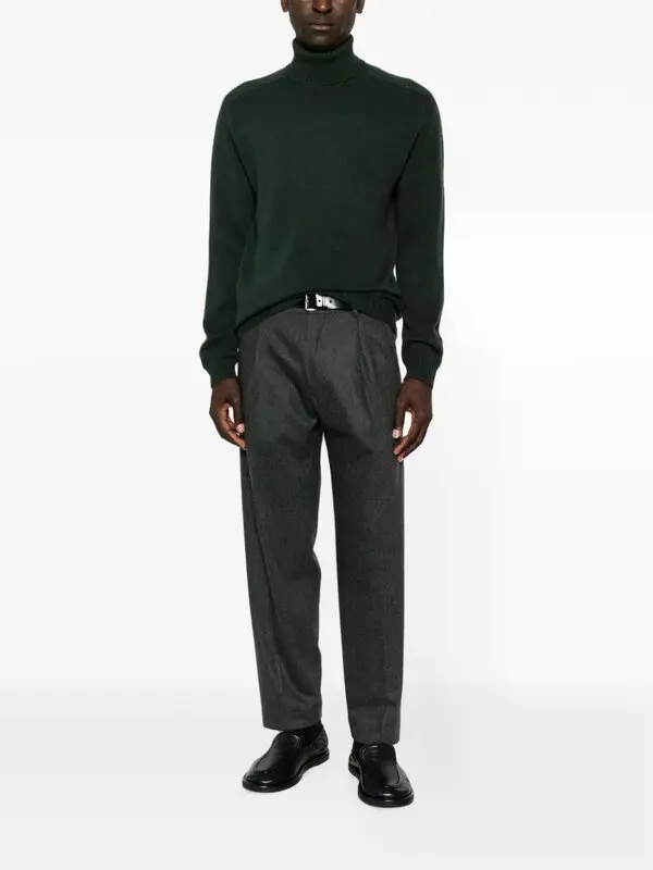 Boglioli Ribbed Knit Roll Neck Sweater