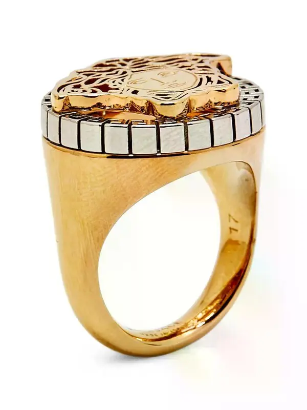 Versace Medusa Head Signet Ring - Gold