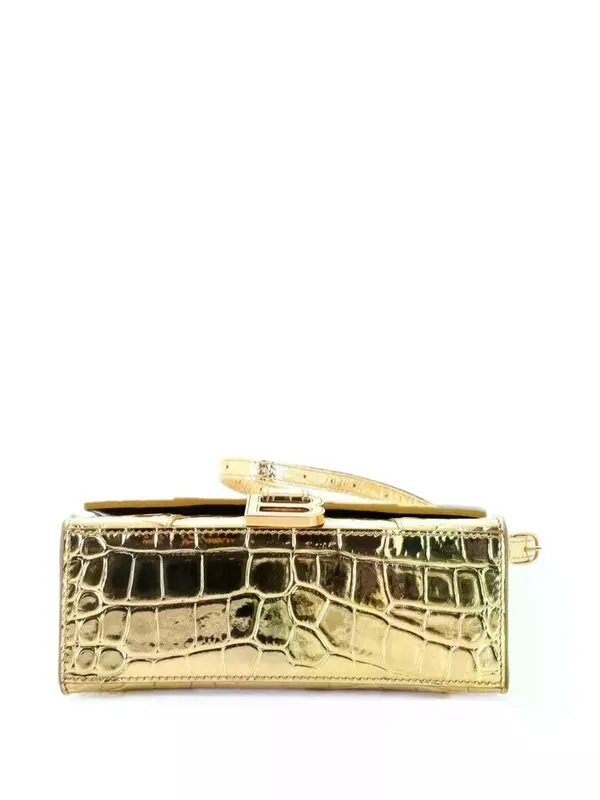 Balenciaga Hourglass Top Handle Bag - Gold