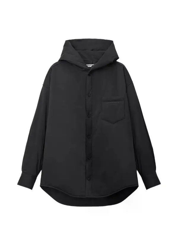 Alexander Wang Hooded Lightweight Jacket - Black