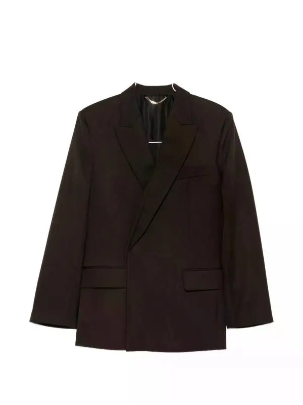 Victoria Beckham Layered Wool Jacket - Brown