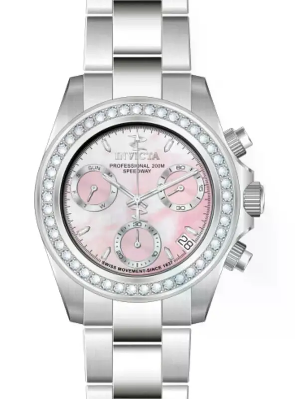 INVICTA Elite Diamond 38mm Chronograph Watch