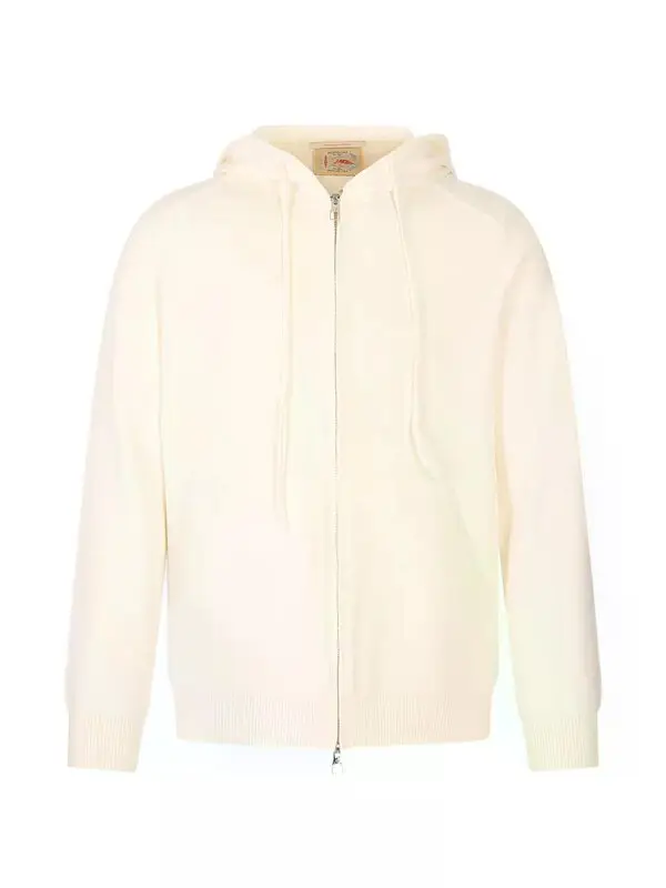 MONTECORE Knitted Zip-up Hoodie - Neutrals