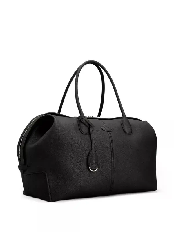 TOD'S Grained-leather Duffle Bag