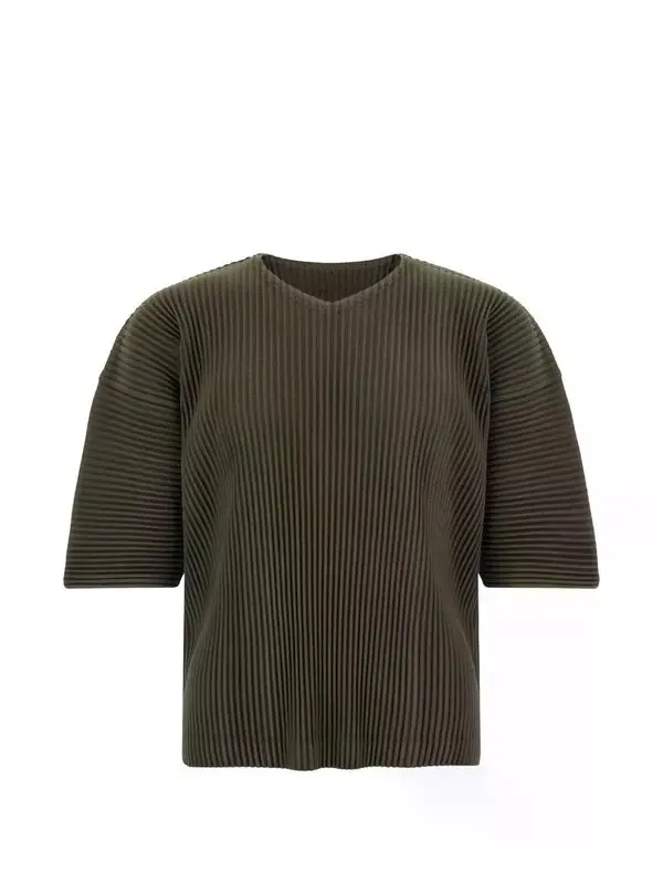 Issey Miyake Monthly Colors: July V-neck T-shirt - Green