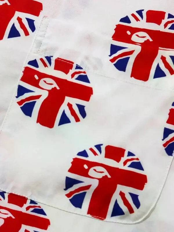 A BATHING APE London Union Jack Shirt