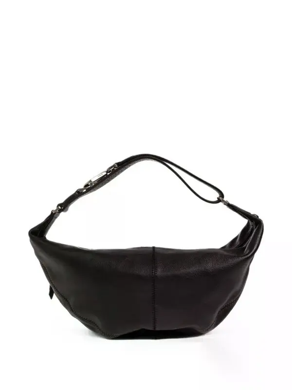 LEMAIRE Mini Quiver Clip Bag In Grained Buffalo-leather - Black