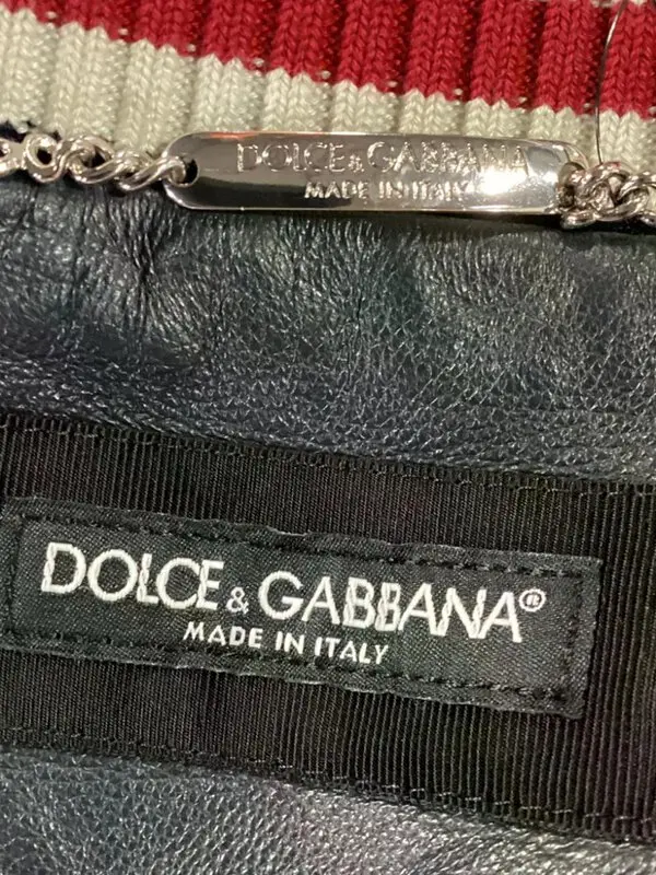 Dolce & Gabbana Dg Logo Varsity Bomber Jacket