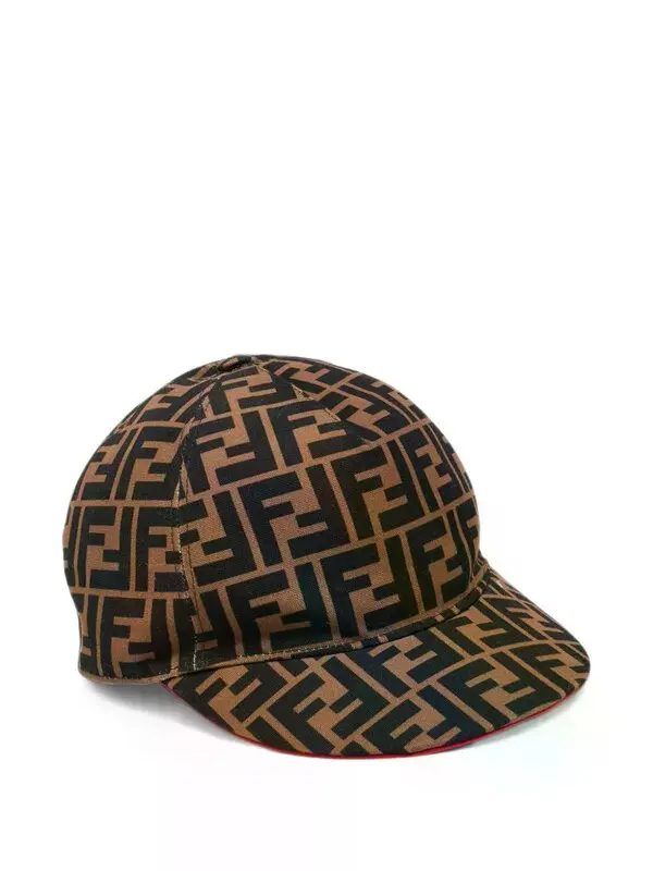 Fendi Zucca Canvas Baseball Cap - Brown