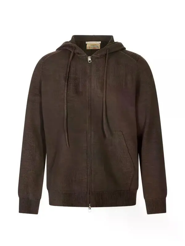 MONTECORE Zip-up Hoodie - Brown