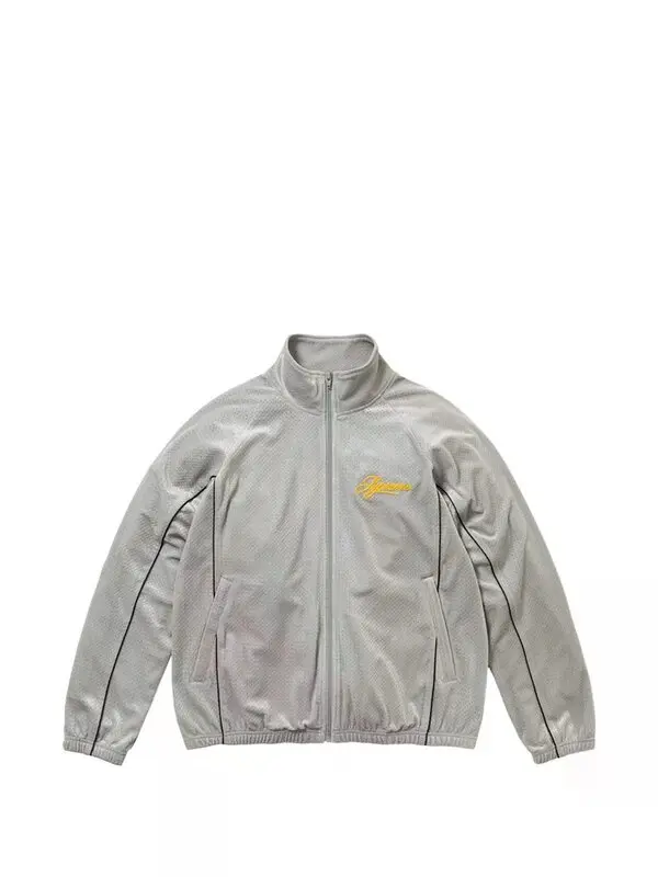 Supreme Velour Mesh Track Jacket - Silver