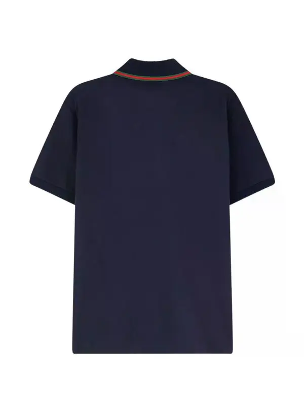 Gucci Nastro Web Polo Shirt - Blue